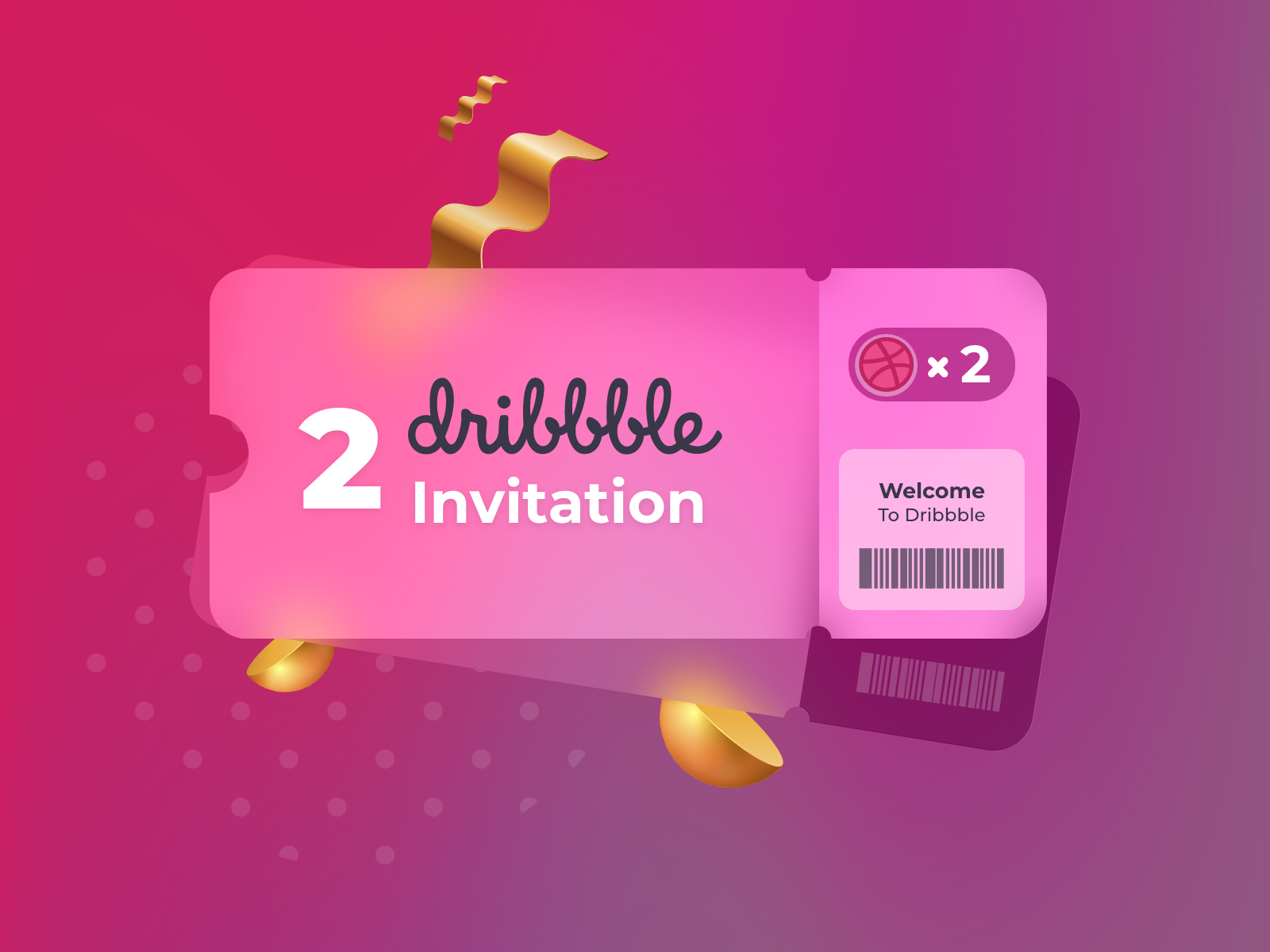 2x Dribbble invite 🎟️ by Ben Design on Dribbble