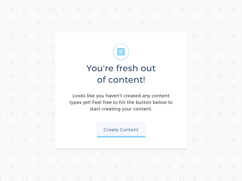 Empty State by Thomas Osmonson on Dribbble