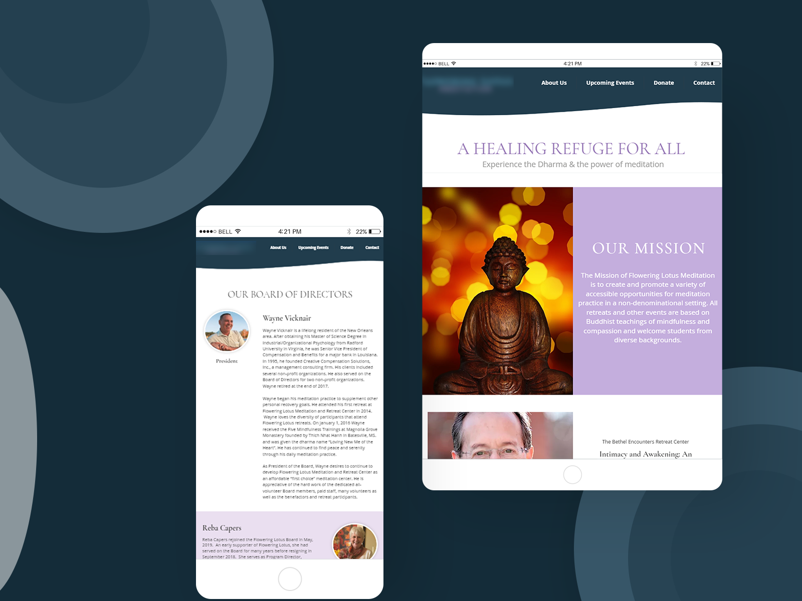 Responsive Web Layout by Neha for The One Technologies on Dribbble