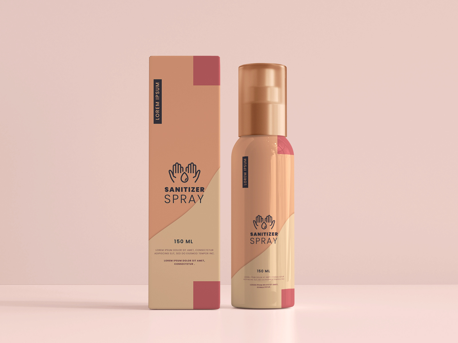 Hand sanitizer bottle packaging. by iOTA Studios- Branding & Packaging ...