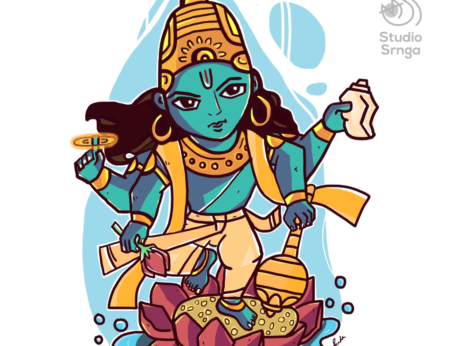 Vishnu by StudioSrnga on Dribbble