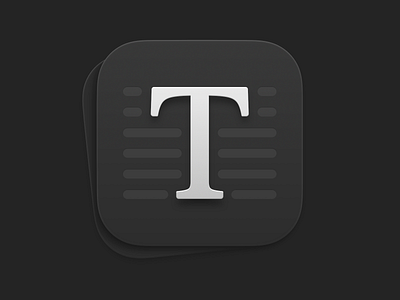 Typora Mac Icon by bg-d on Dribbble