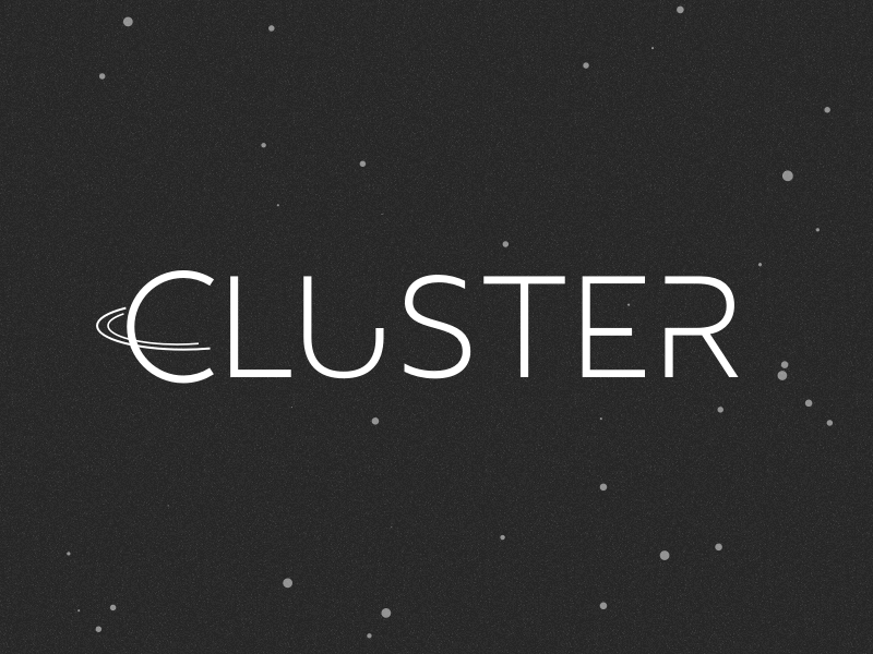 Old prototype of Cluster logo by Roman Antes on Dribbble