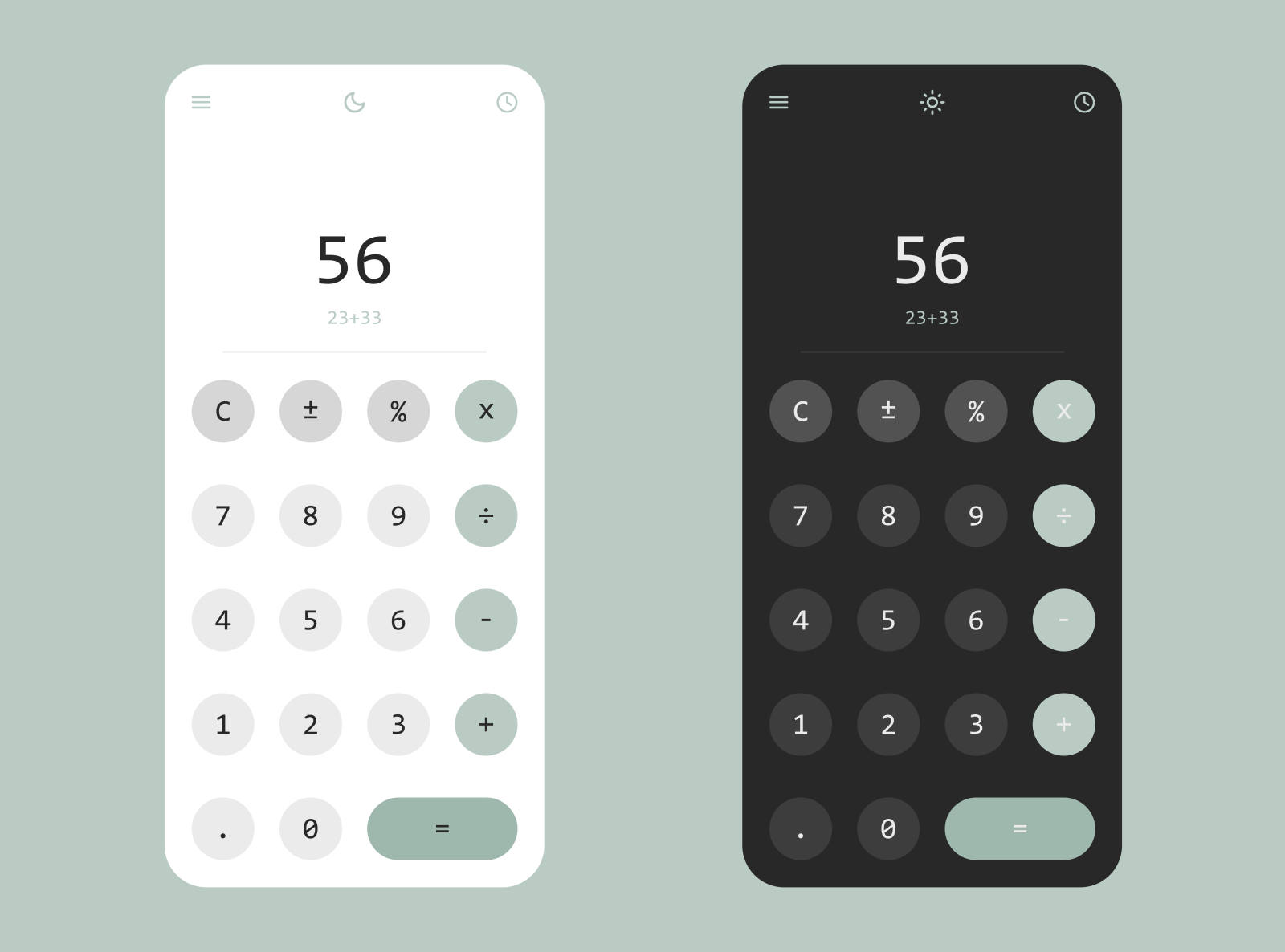 Standard Calculator | UI/UX Practice #004 by Enes Cilingir on Dribbble
