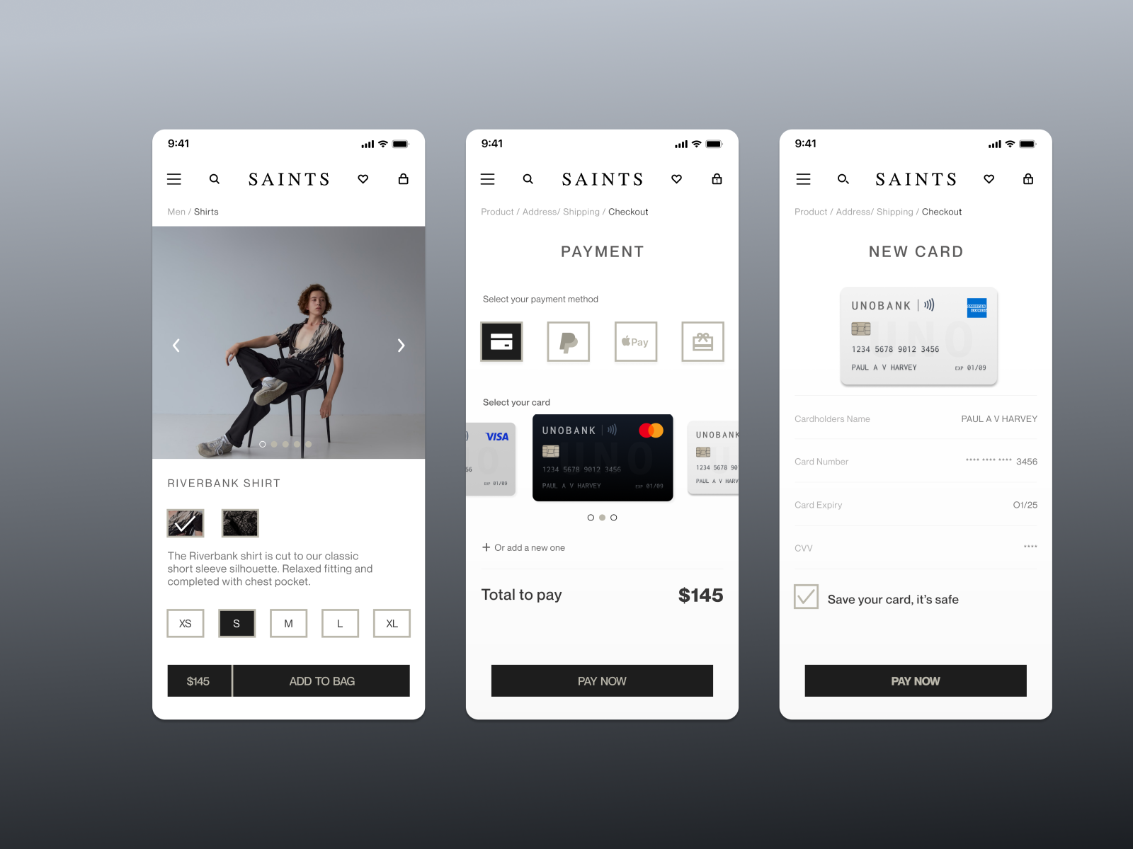 Daily UI :: 002 - credit card checkout by Paul Harvey on Dribbble