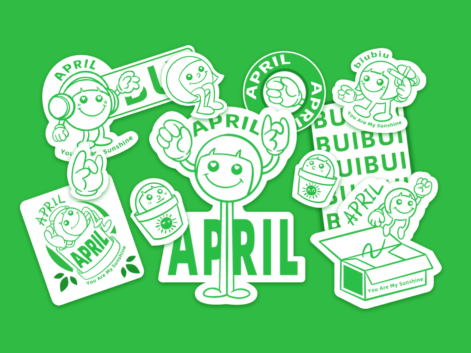【APRIL】系列 by katherine on Dribbble