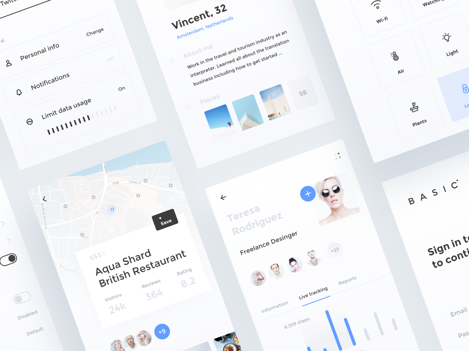 Dummy Screens Vol.2 by Andriy Yurchenko on Dribbble