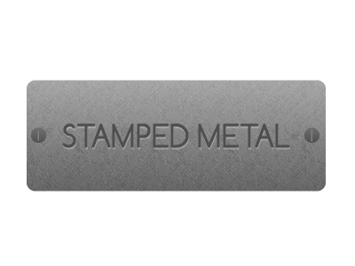 Stamped Metal by Micah Choquette on Dribbble