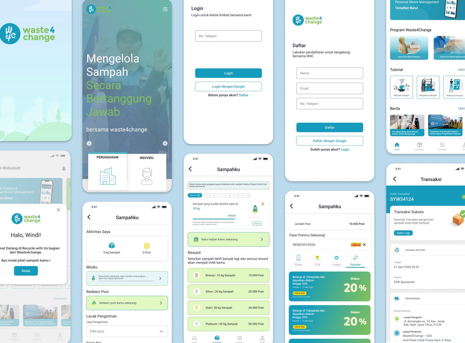 Redesign Send Your Waste Program for the Waste4Change Web App by Windi ...