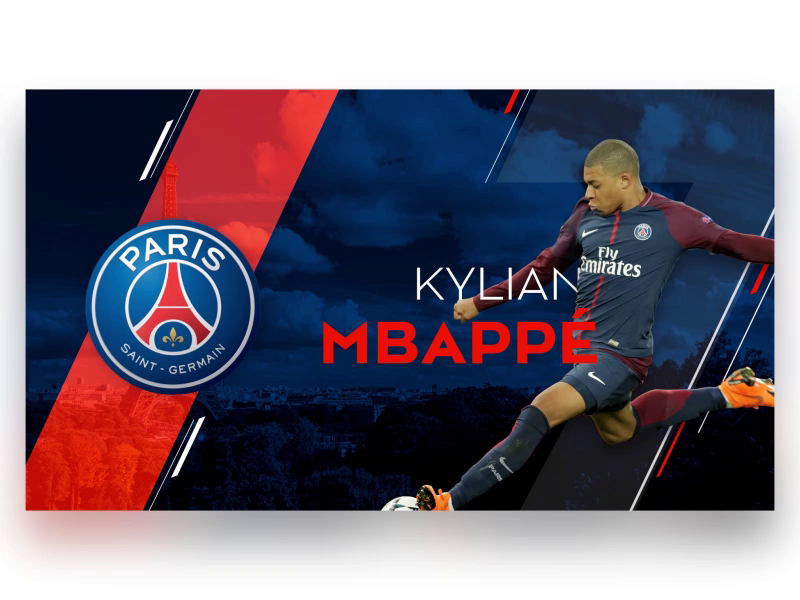 PSG | Kylian Mbappé - PowerPoint Slides by Slidor on Dribbble