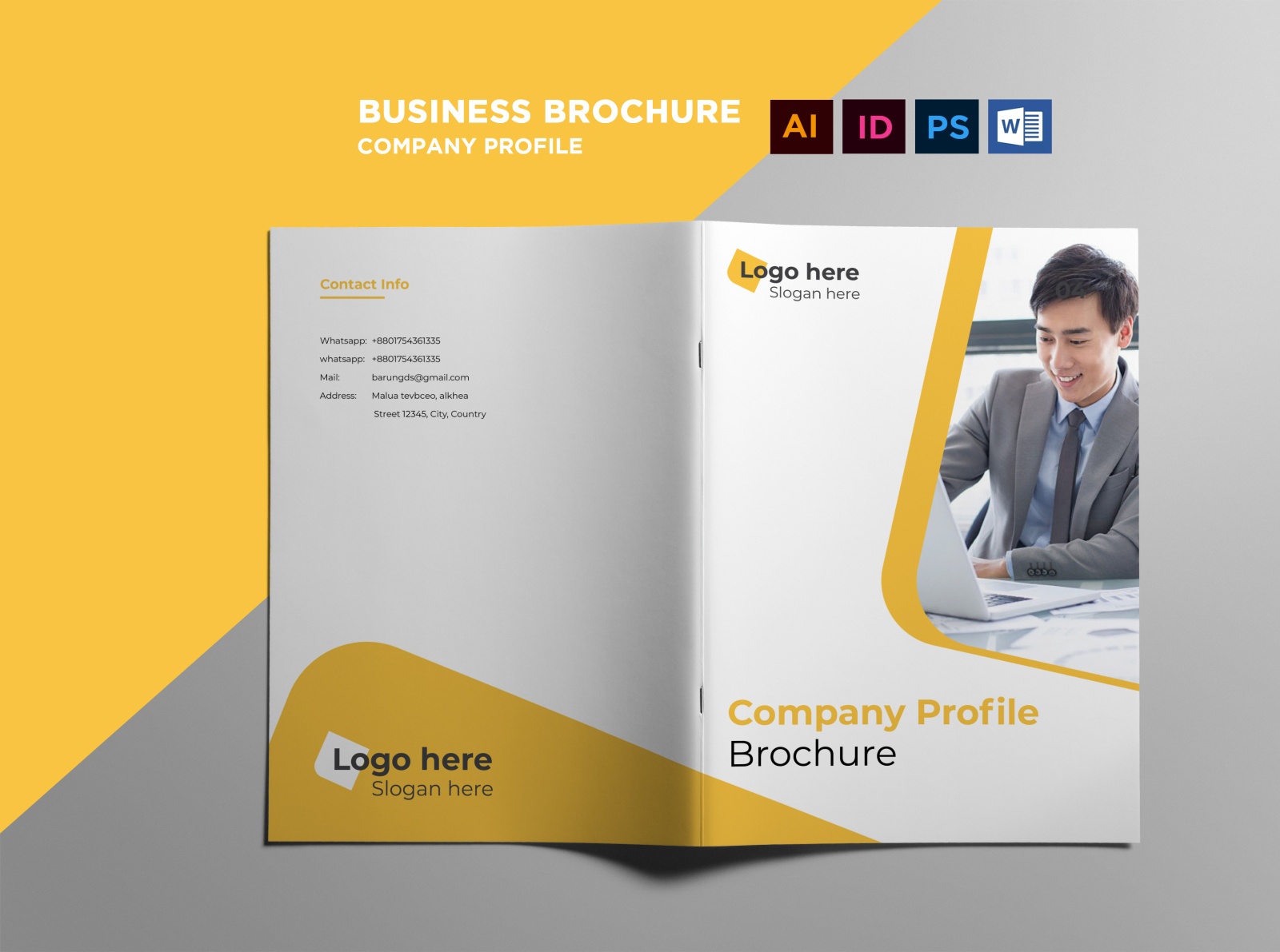 Brochure Design, Company Profile by Barun Chandra Saker on Dribbble