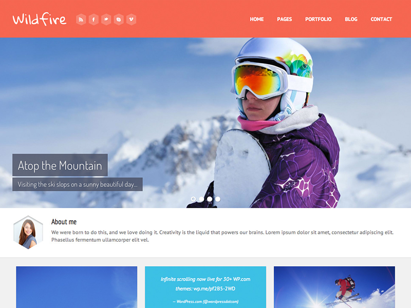 Wildfire Theme by Michael Garcia on Dribbble