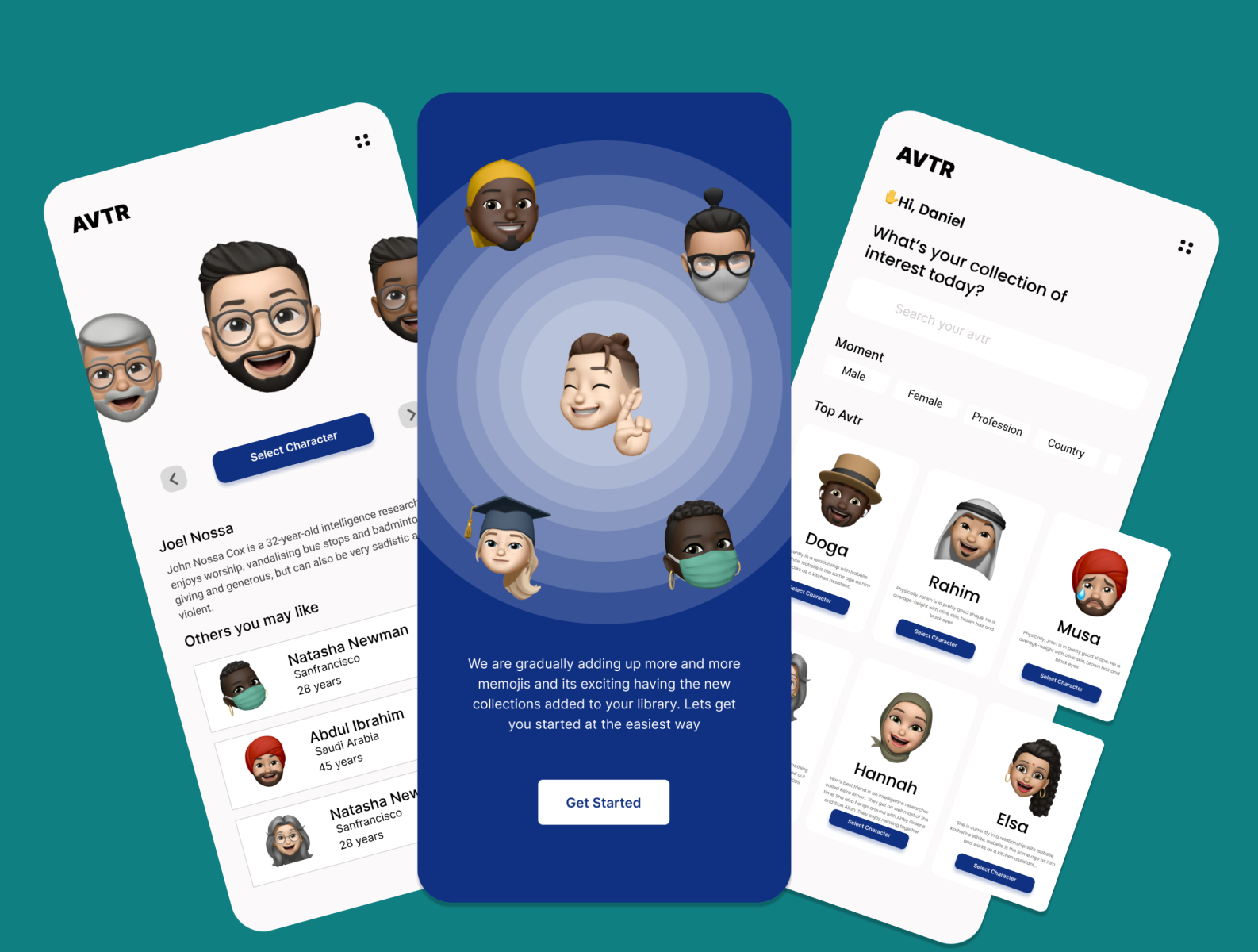 Memoji Mobile UI design by Eric Gyamfi on Dribbble