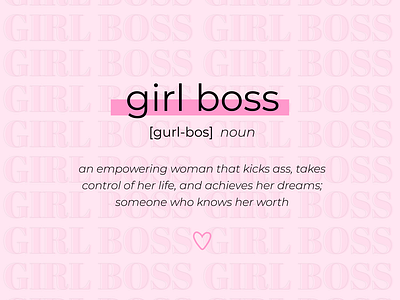 girl boss by Kim on Dribbble