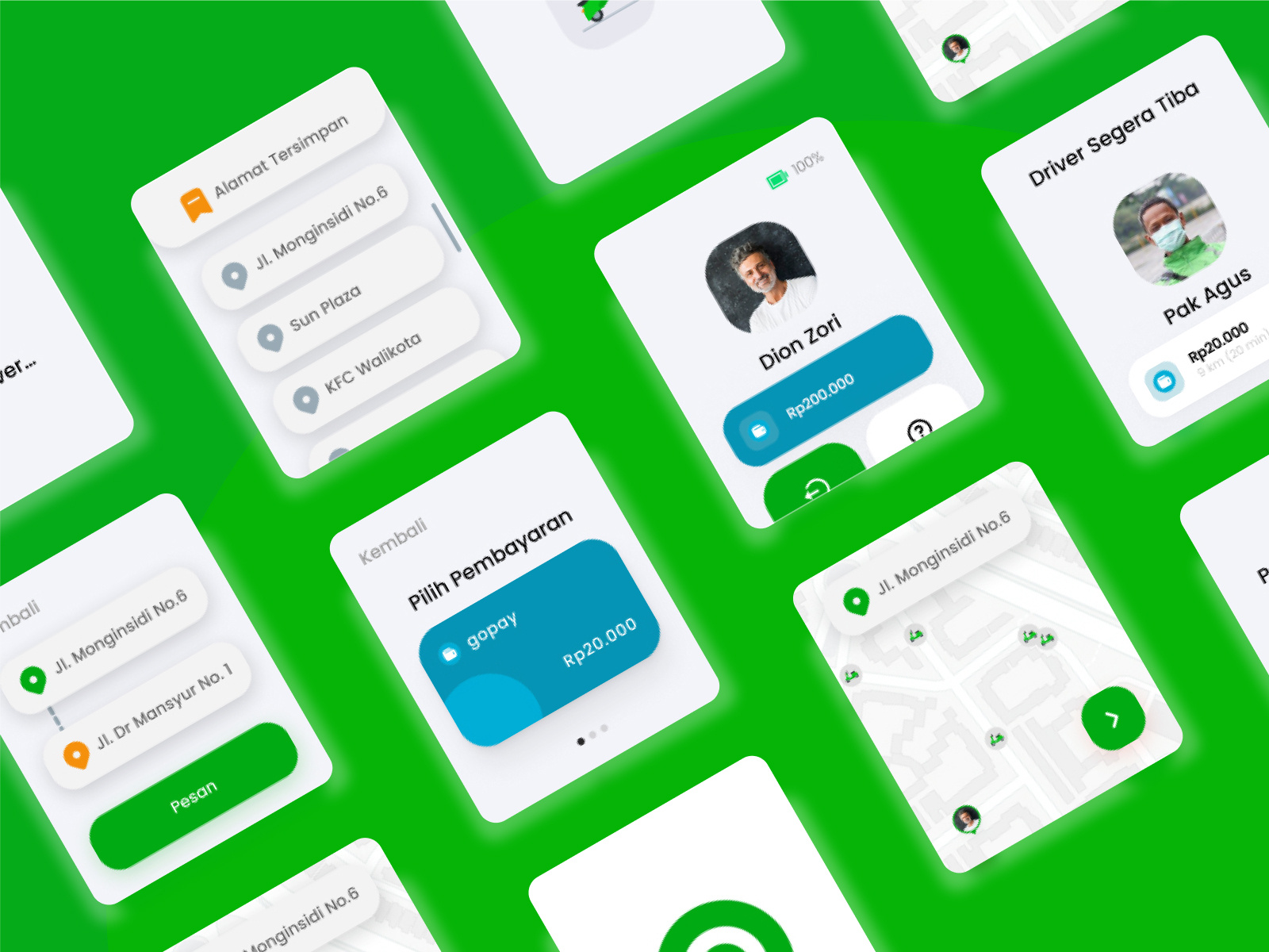 Gojek Apple Smart Watch Design by Adyan Aqil A on Dribbble