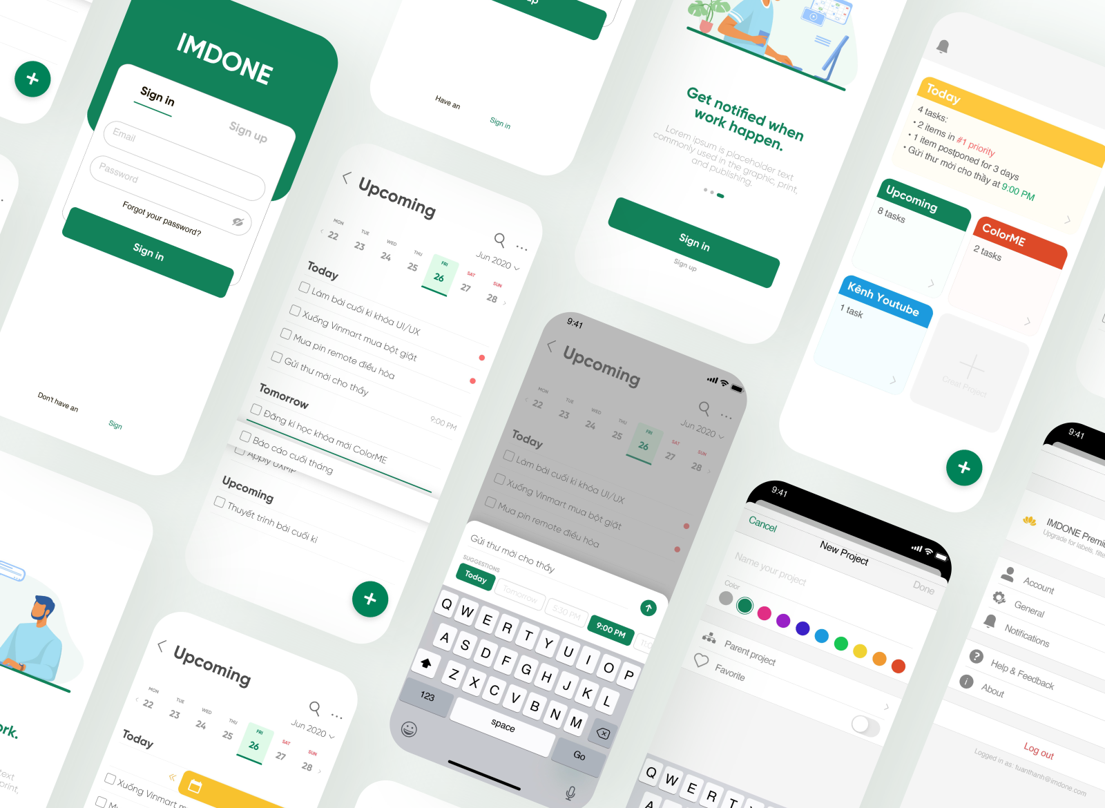 IMDONE - To-do list application by Thành Tuấn on Dribbble