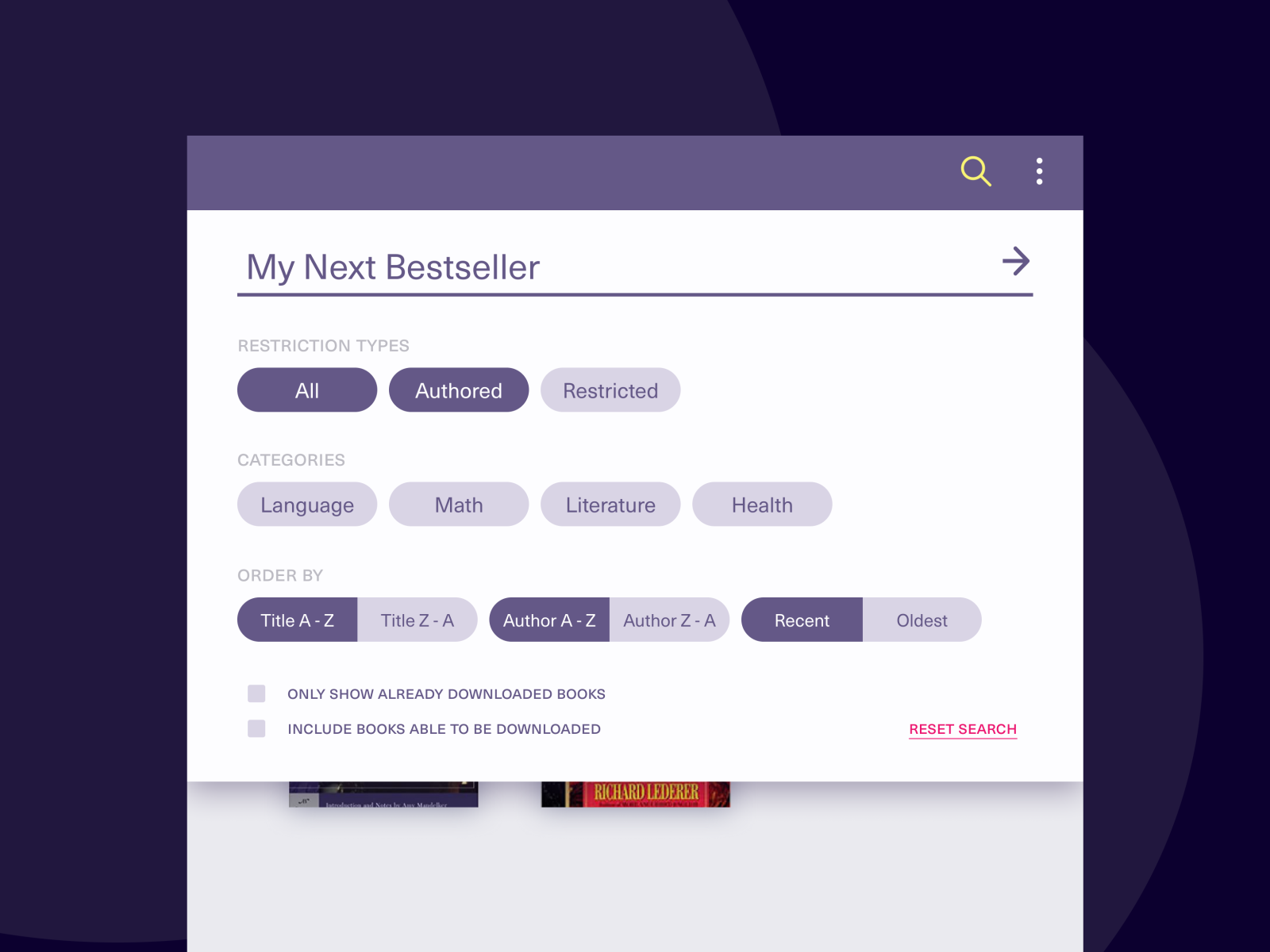 Daily UI 22 Search Hint by Alice on Dribbble