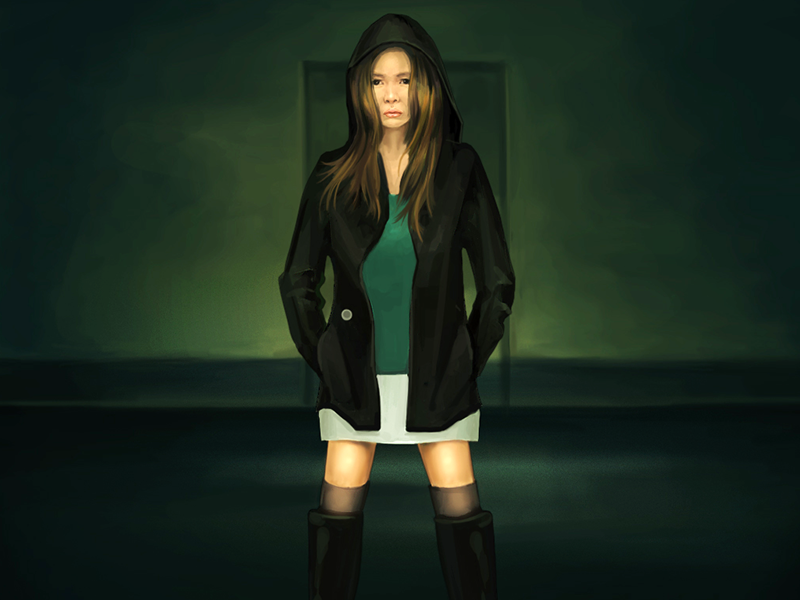 Illustration of kylee 3 by xujin on Dribbble