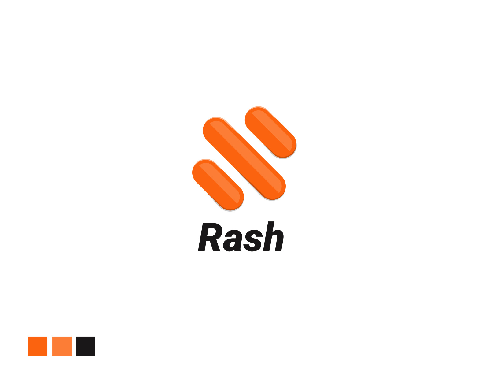 Modern logo design, Rash by Jaber - Logo Designer on Dribbble