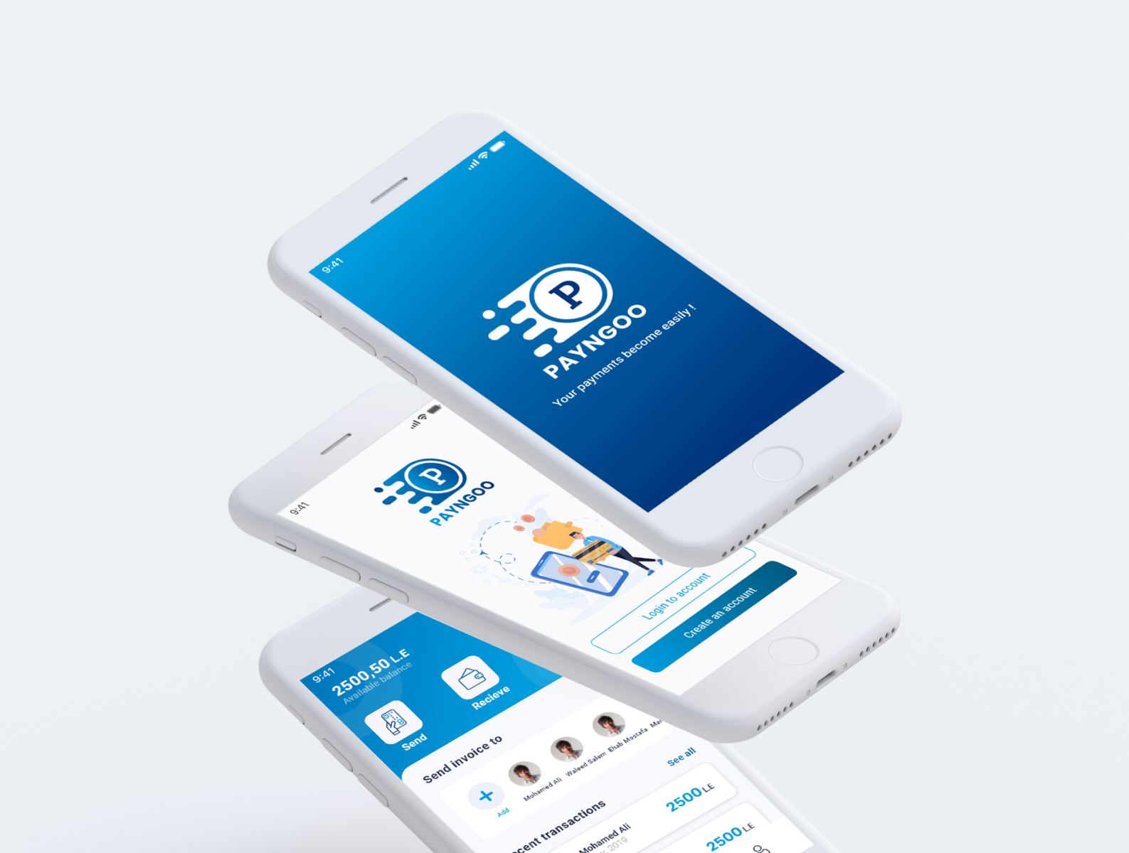payngoo - payment app by Mahmoud Ahmed on Dribbble