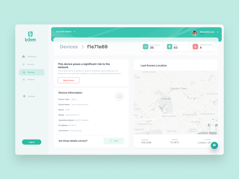 Lujam - High Risk Device Page by Jake Wood 👋 on Dribbble