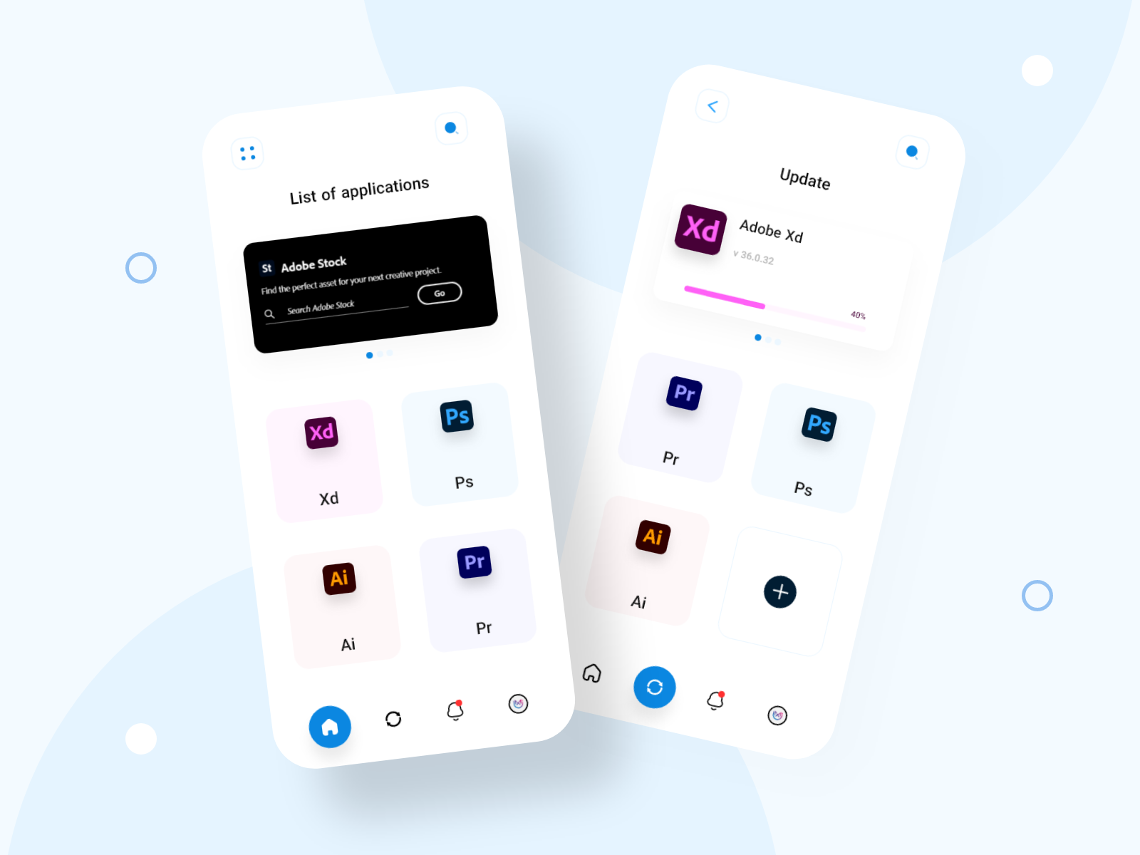 ui adobe creative cloud by Mohammad Mohammadpoor on Dribbble