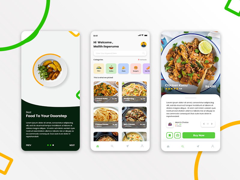 Uber Eats Food Apps Redesign - Mobile App Design by Malith Ileperuma on ...
