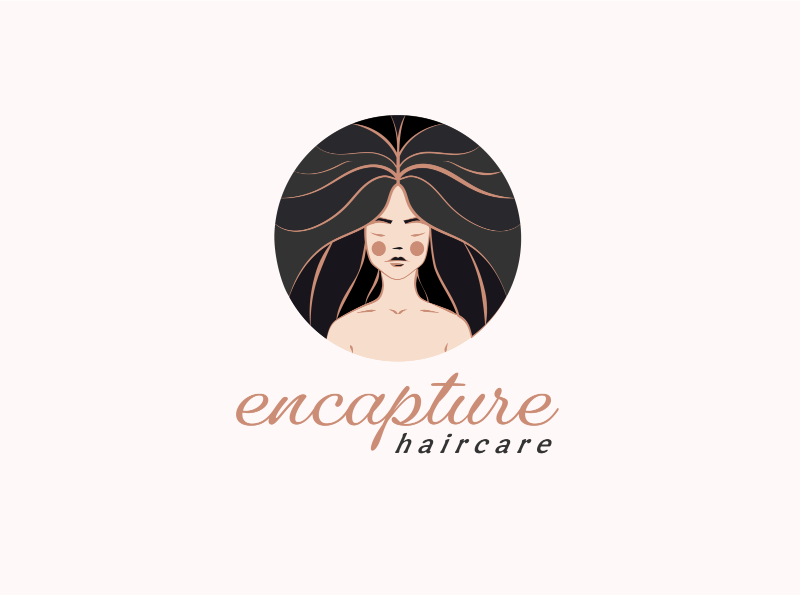 encapture haircare by Logo.Bot on Dribbble