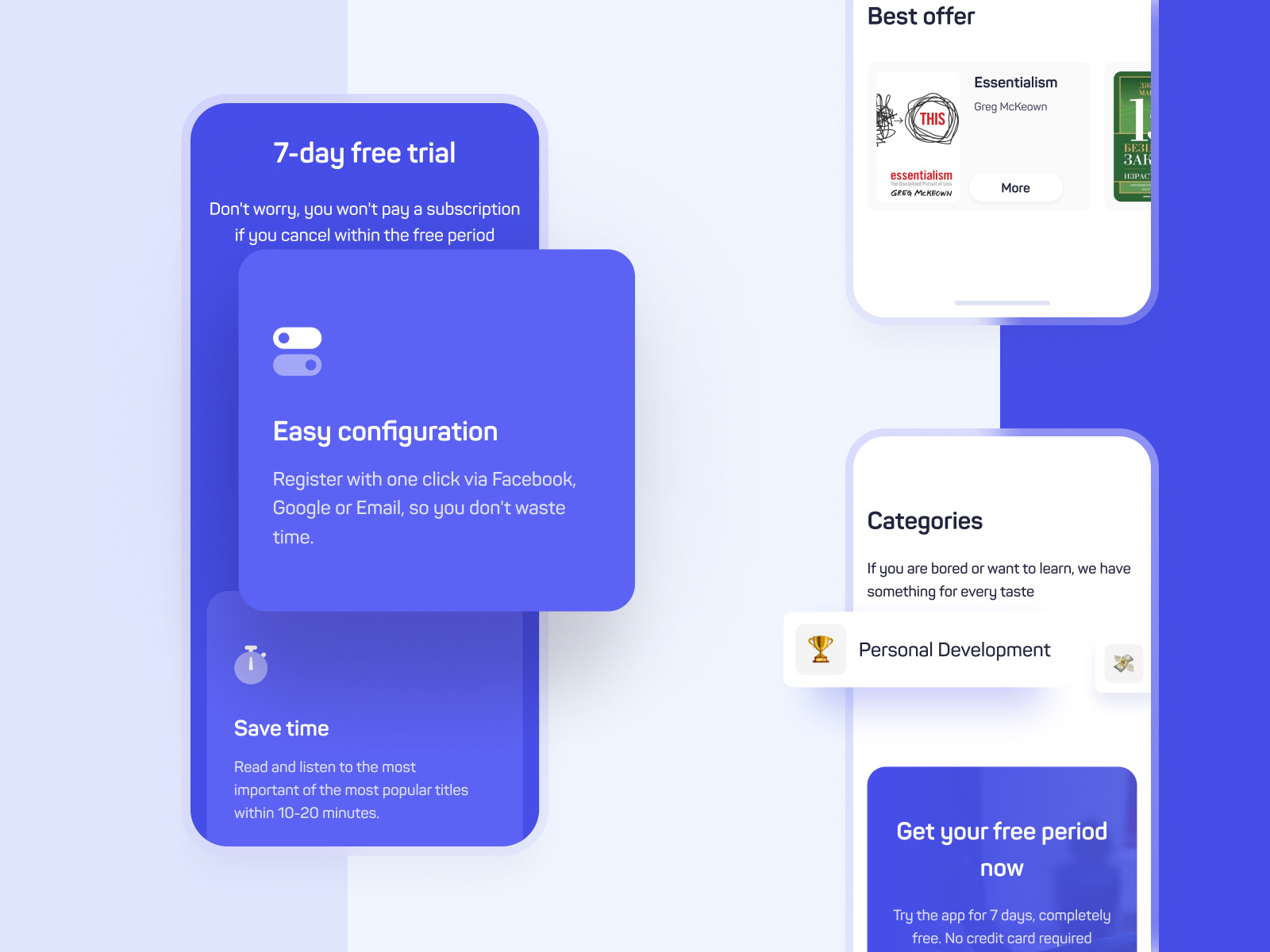 Briefley — Reading app (responsive design) by Serhii Tereshchenko on Dribbble