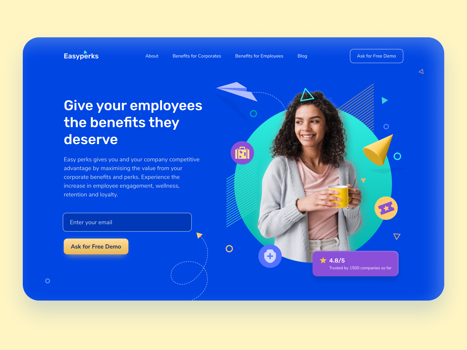 Easy Perks - Employee Benefits Platform by Sanika Samant on Dribbble