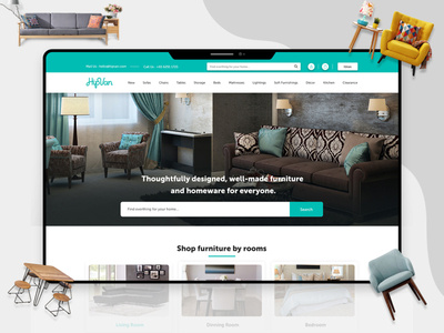 Home Page by Unique Coderz on Dribbble