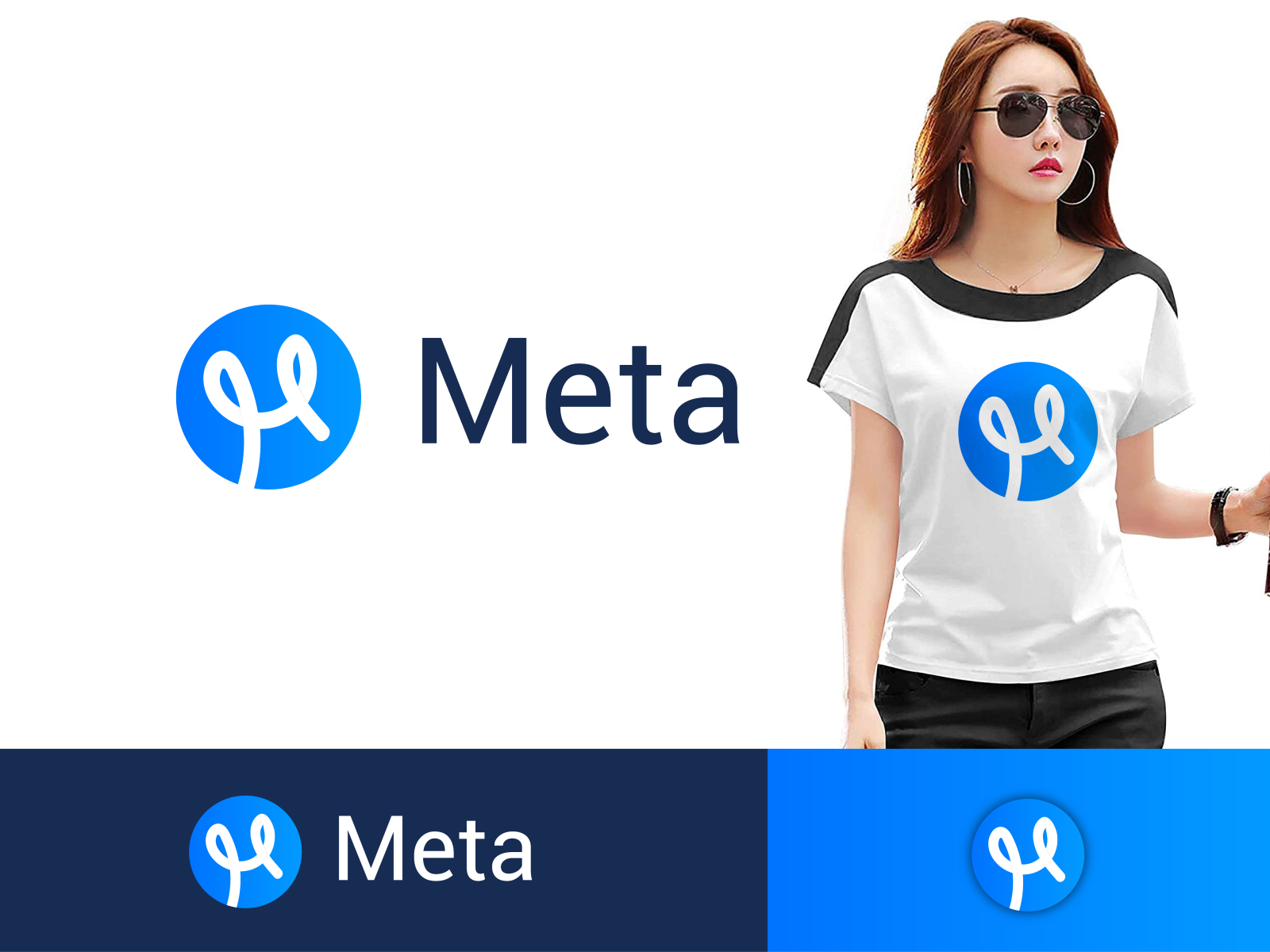 Meta Logo Redesign by Abu Hena Rasel on Dribbble