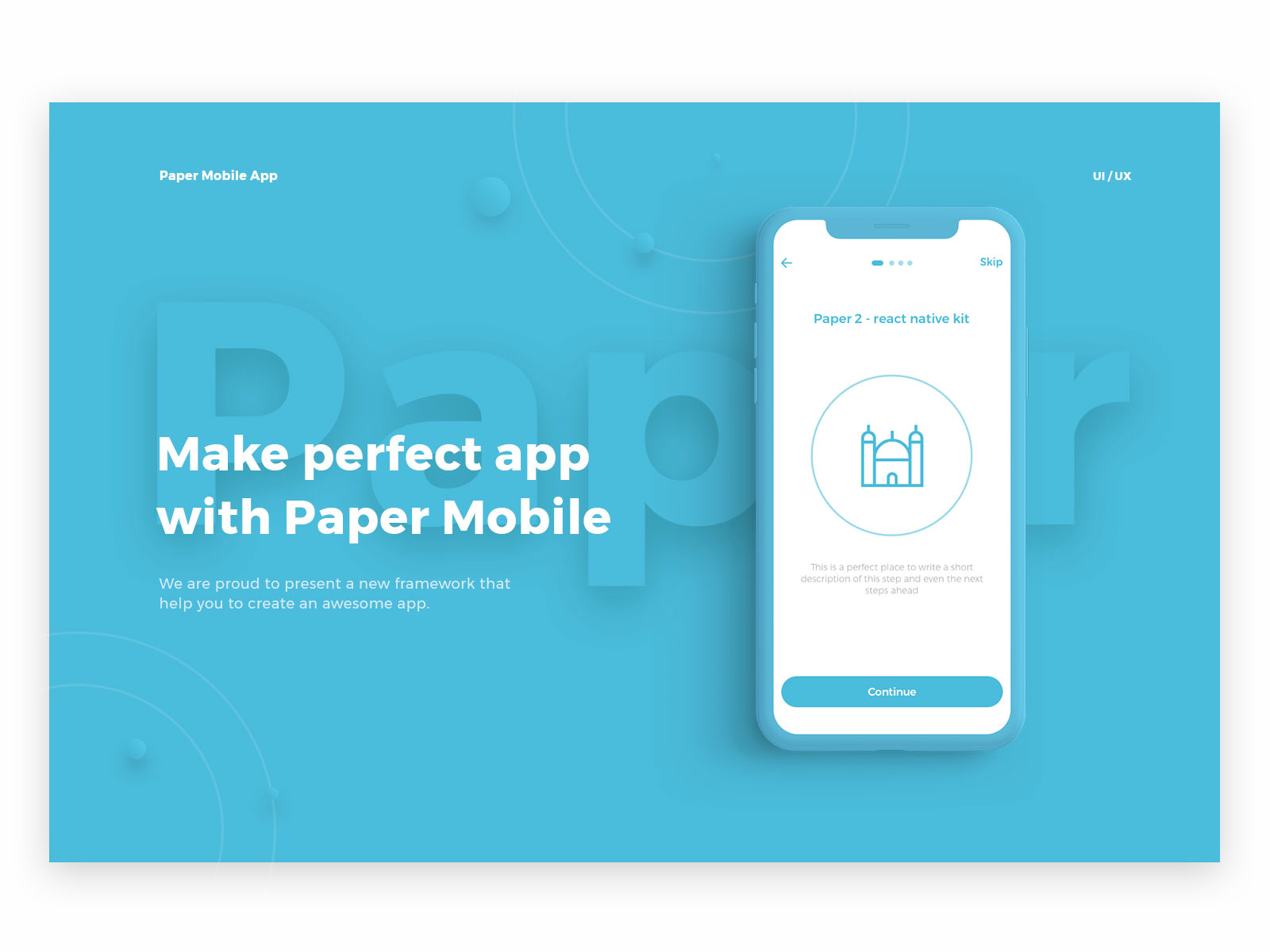 Paper UI Mobile Kit by Creative Tim on Dribbble