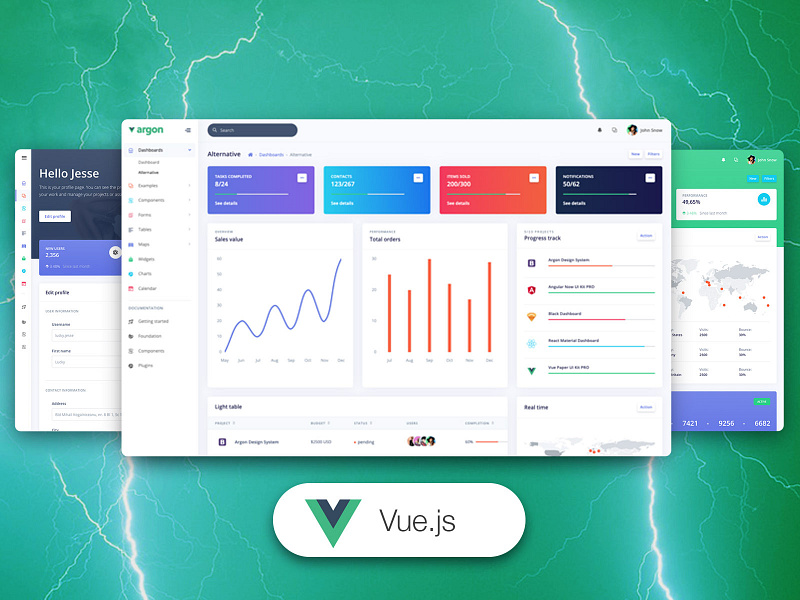 Vue Argon Dashboard Pro by Creative Tim on Dribbble Vue Argon Dashboard Pro by Creative Tim on Dribbble