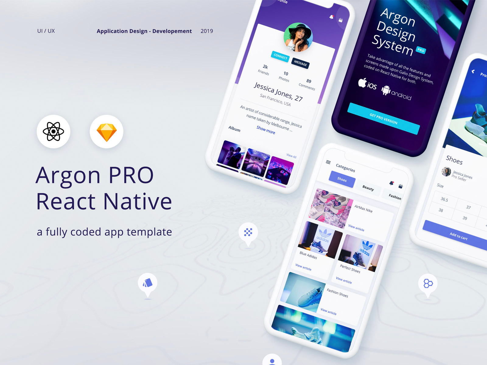 Argon PRO React Native by Creative Tim on Dribbble