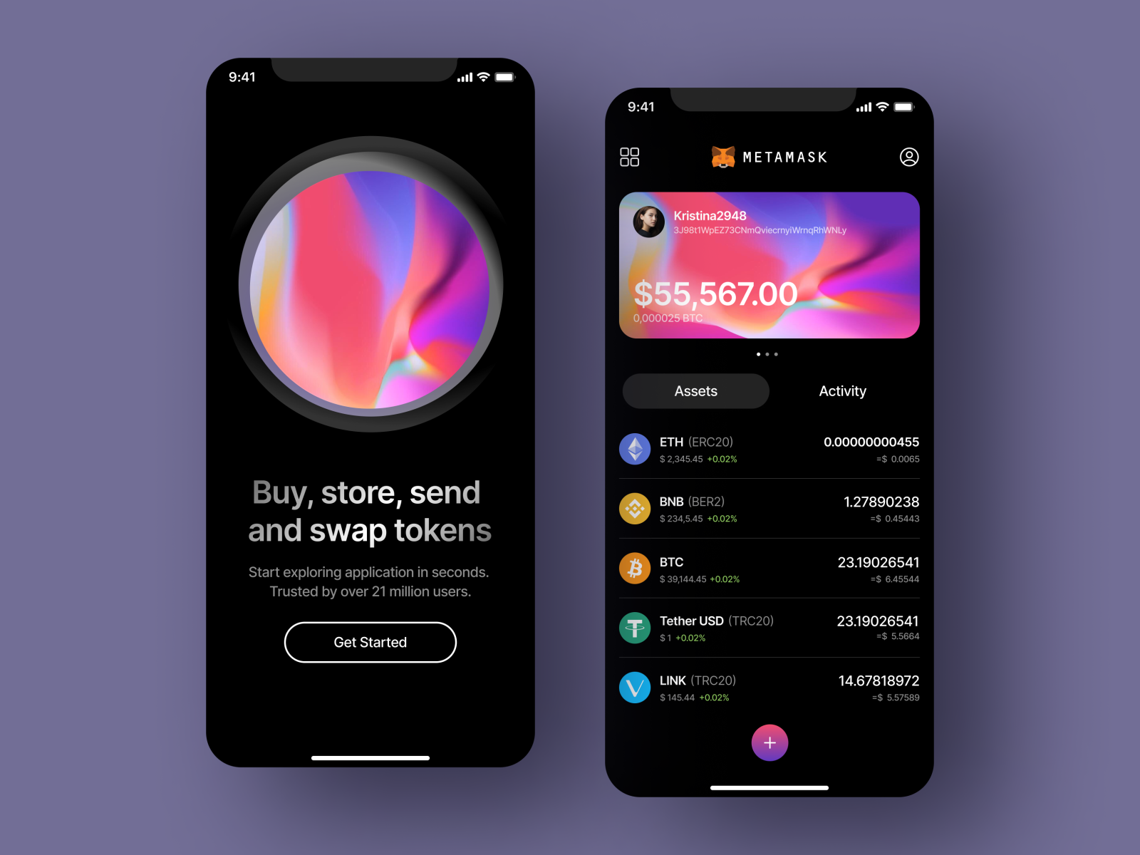 MetaMask – Assets by Kristina Lutskevich for Anthony's Lab on Dribbble
