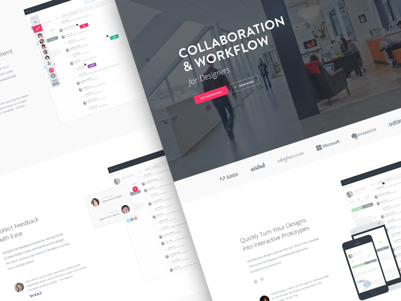 New Website Launched! by aaron stump for InVision on Dribbble