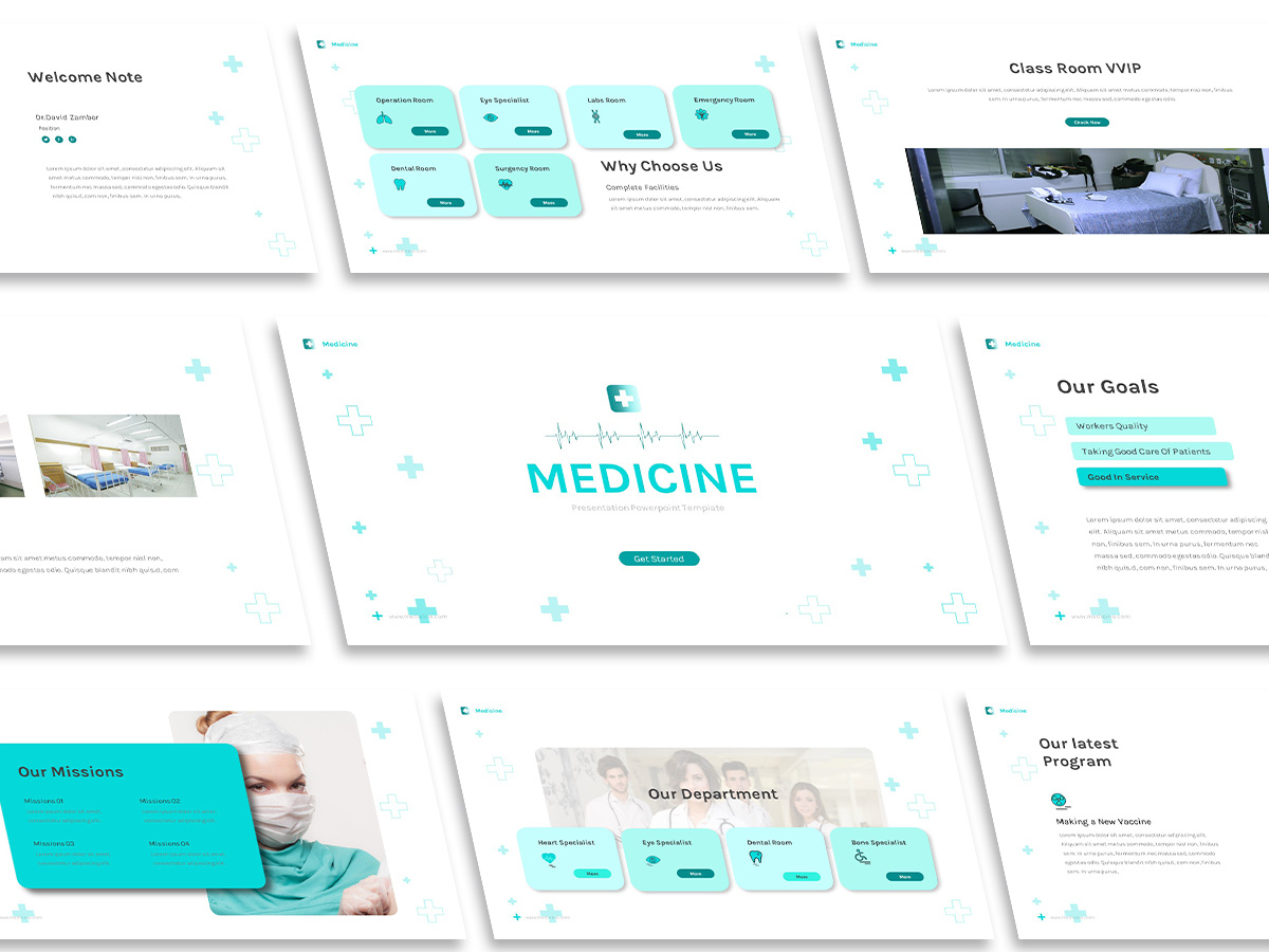Medicine Powerpoint Template by Focusdeaigntem on Dribbble