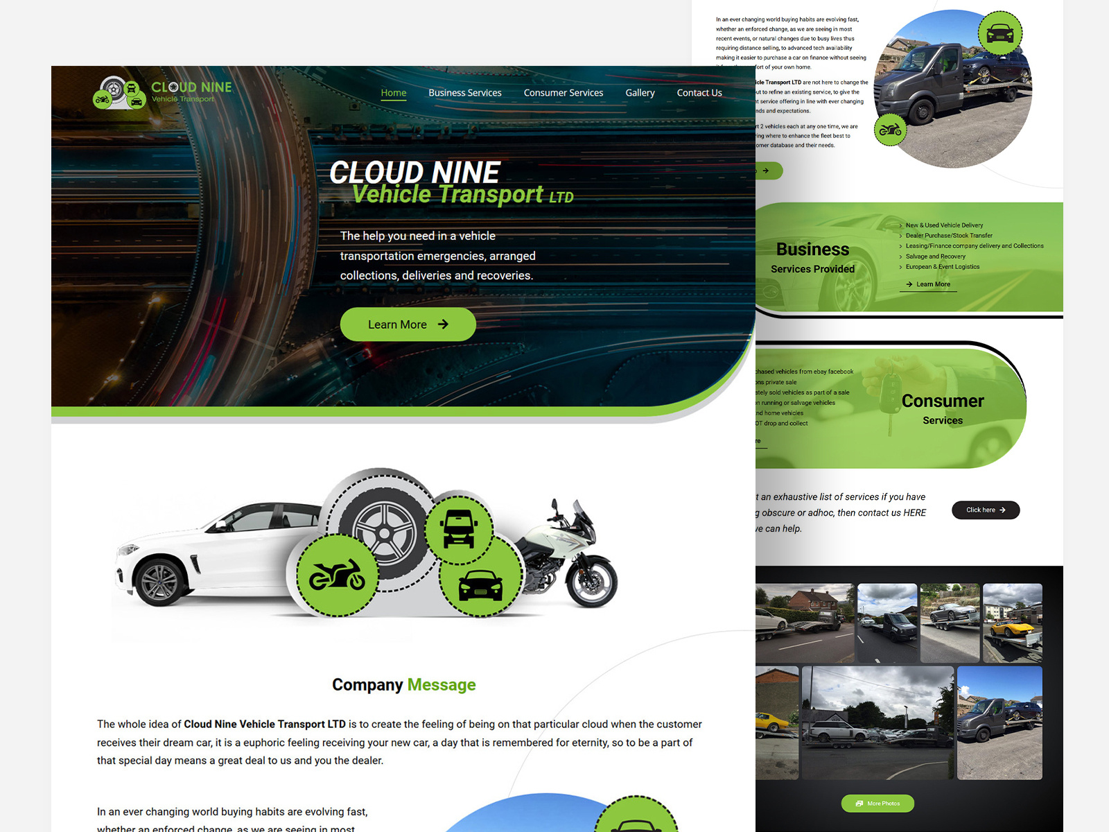 Transport Company UI Design by Saji (Seyed Vahid Sajadi) on Dribbble