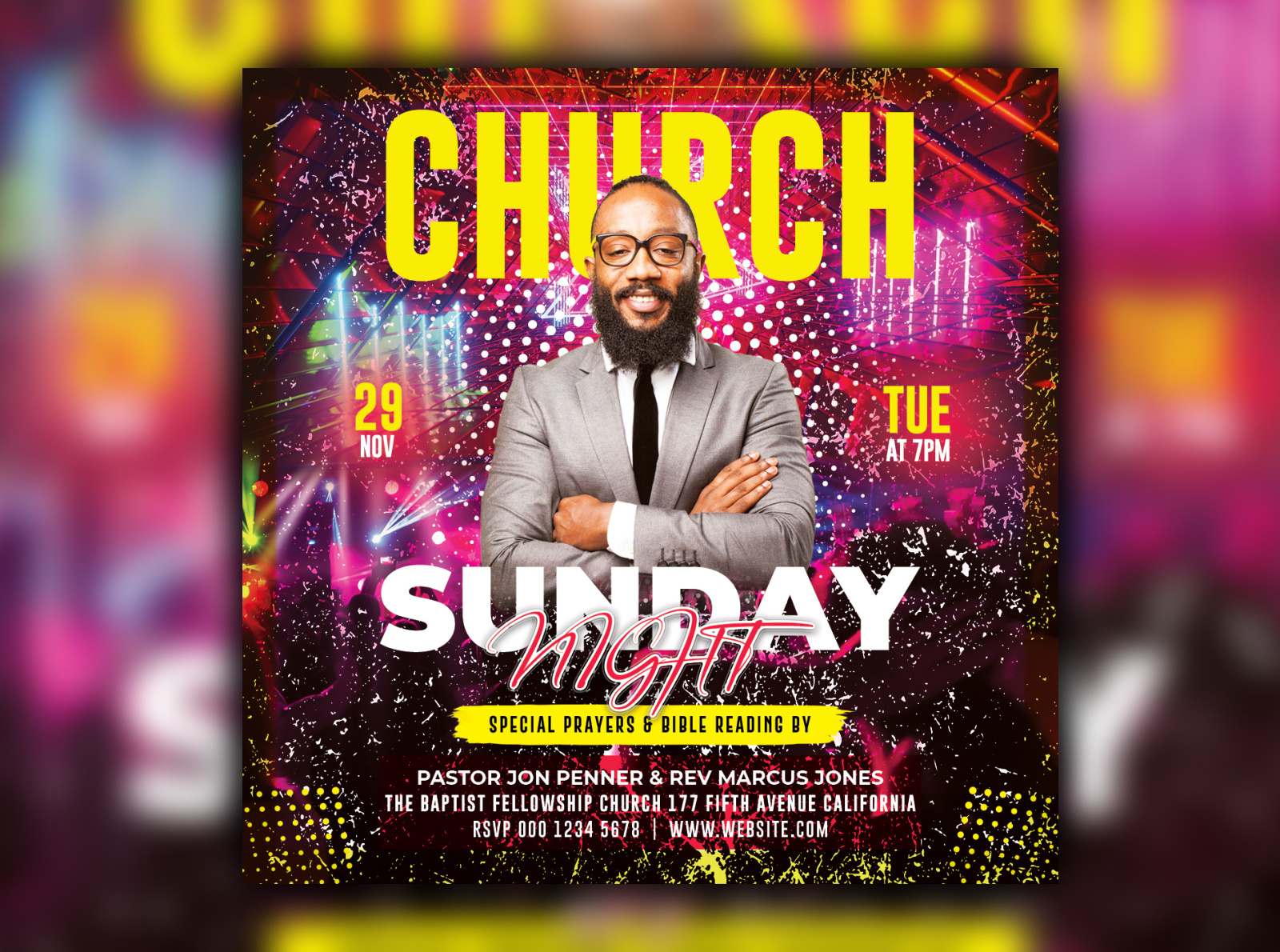Church Flyer by saifgfx on Dribbble