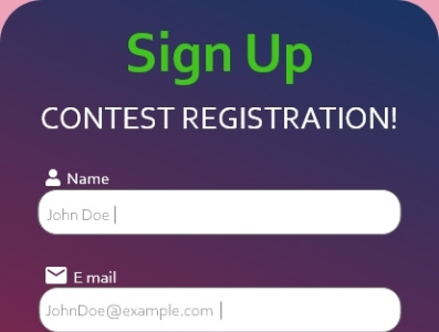 Sign up by uthman on Dribbble