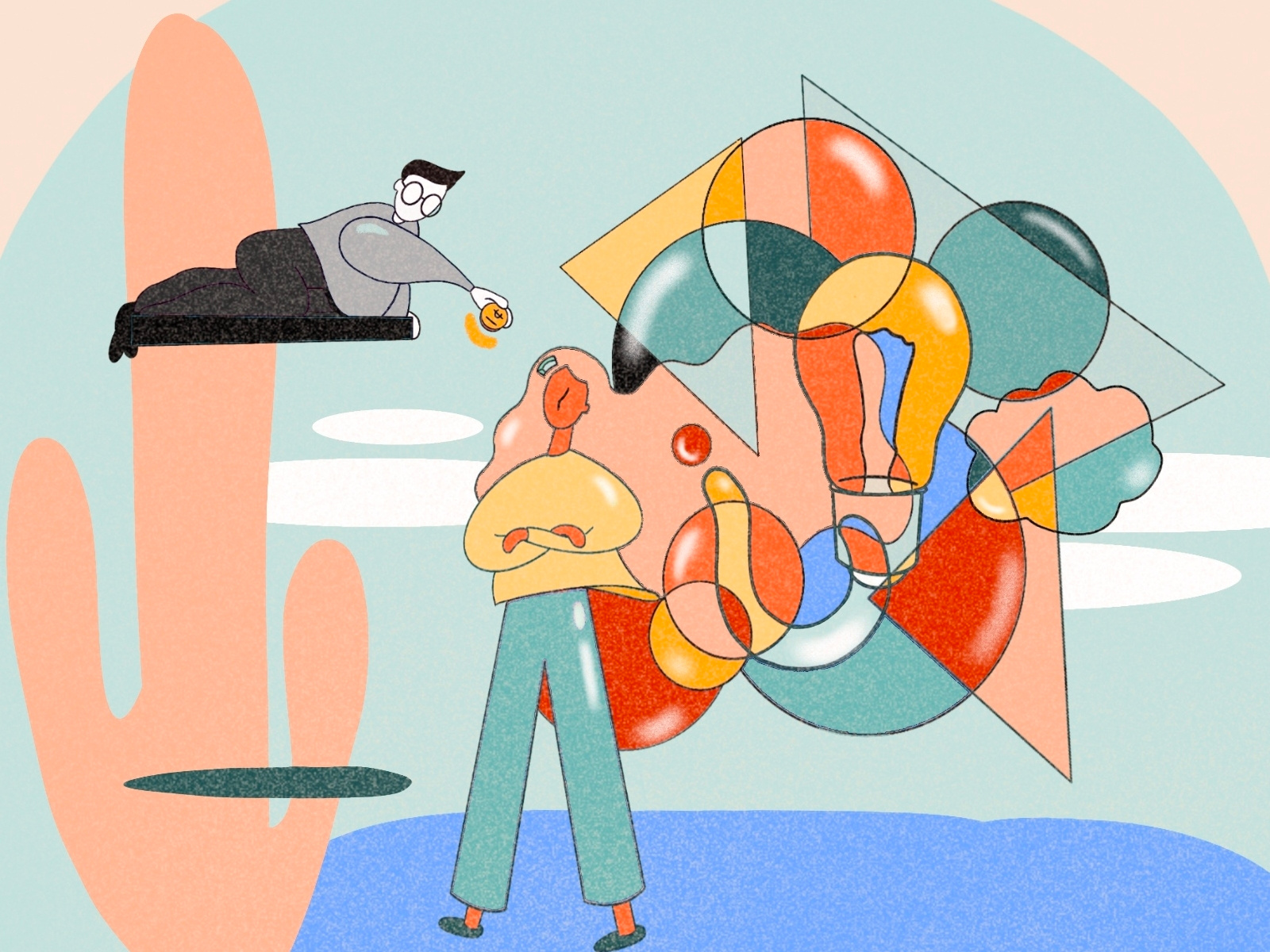 A Penny For Your Thoughts by Deborah Han on Dribbble