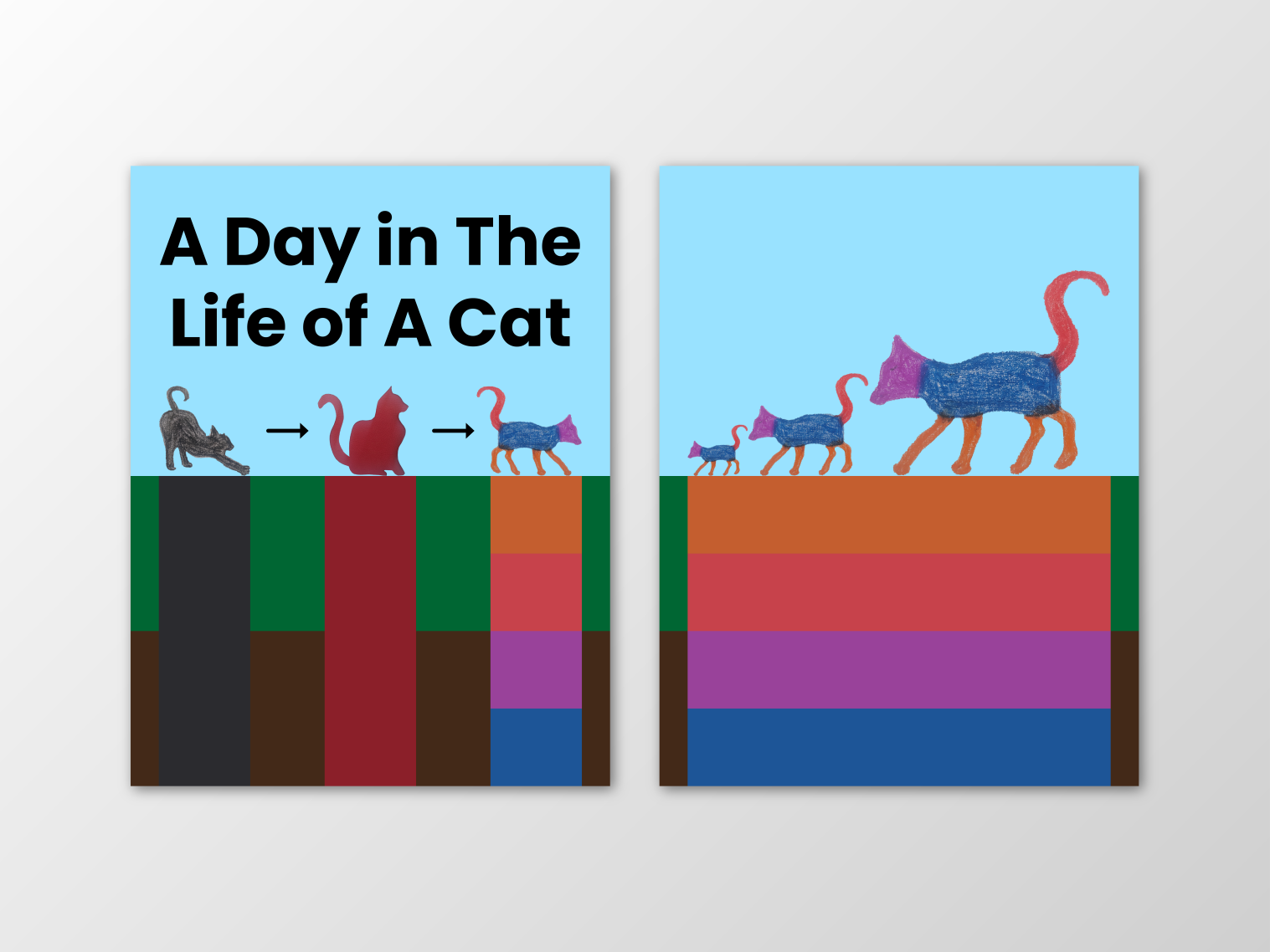 Composing a Complex Narrative (in a book): Cat by Ismail Houman on Dribbble