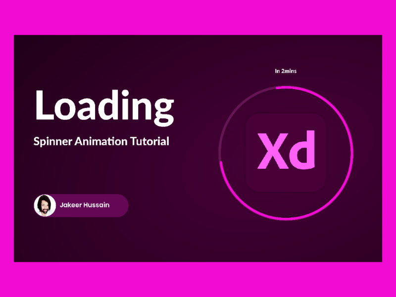 Loading spinner animation by Jakeer Hussain on Dribbble