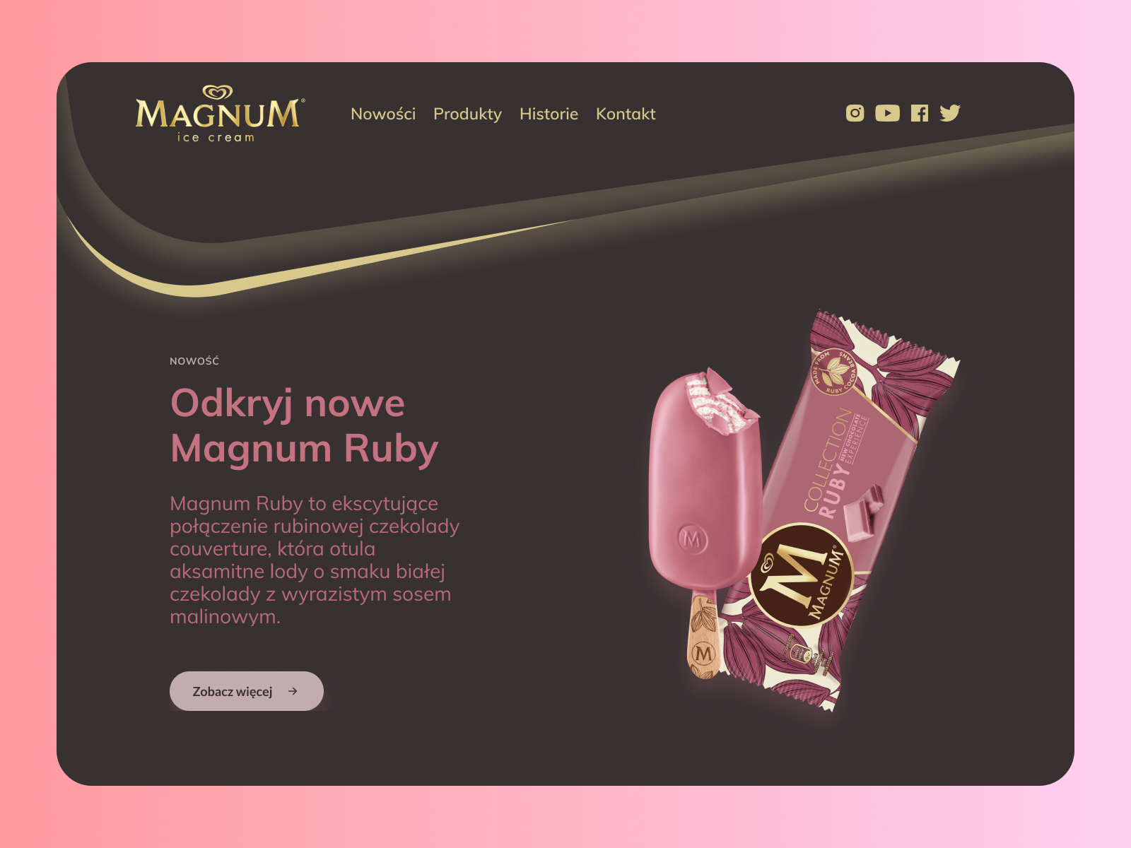 #10 redesign | Magnum by Monika Pieczonka on Dribbble
