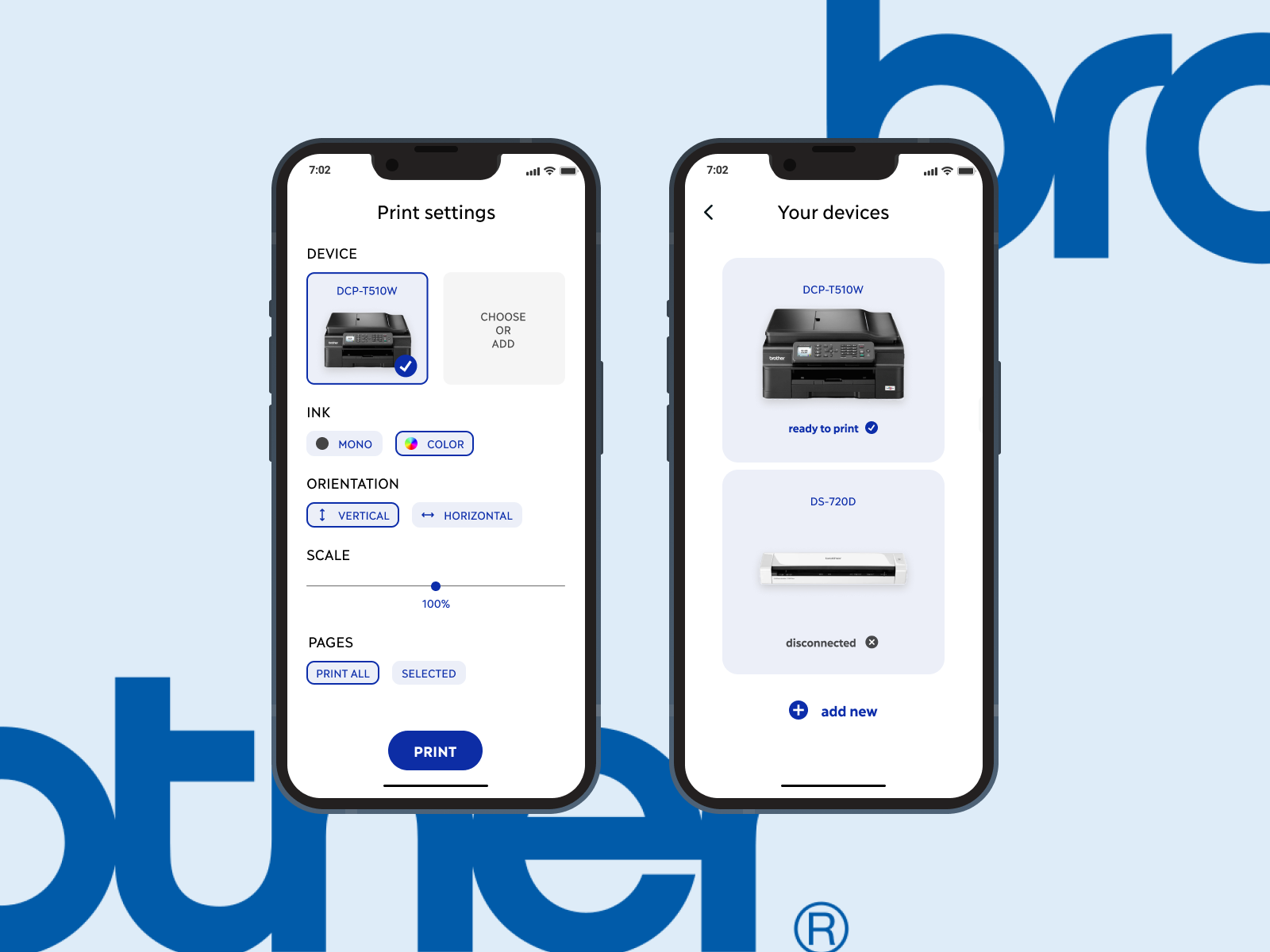 #15 redesign | Brother iPrint&Scan by Monika Pieczonka on Dribbble