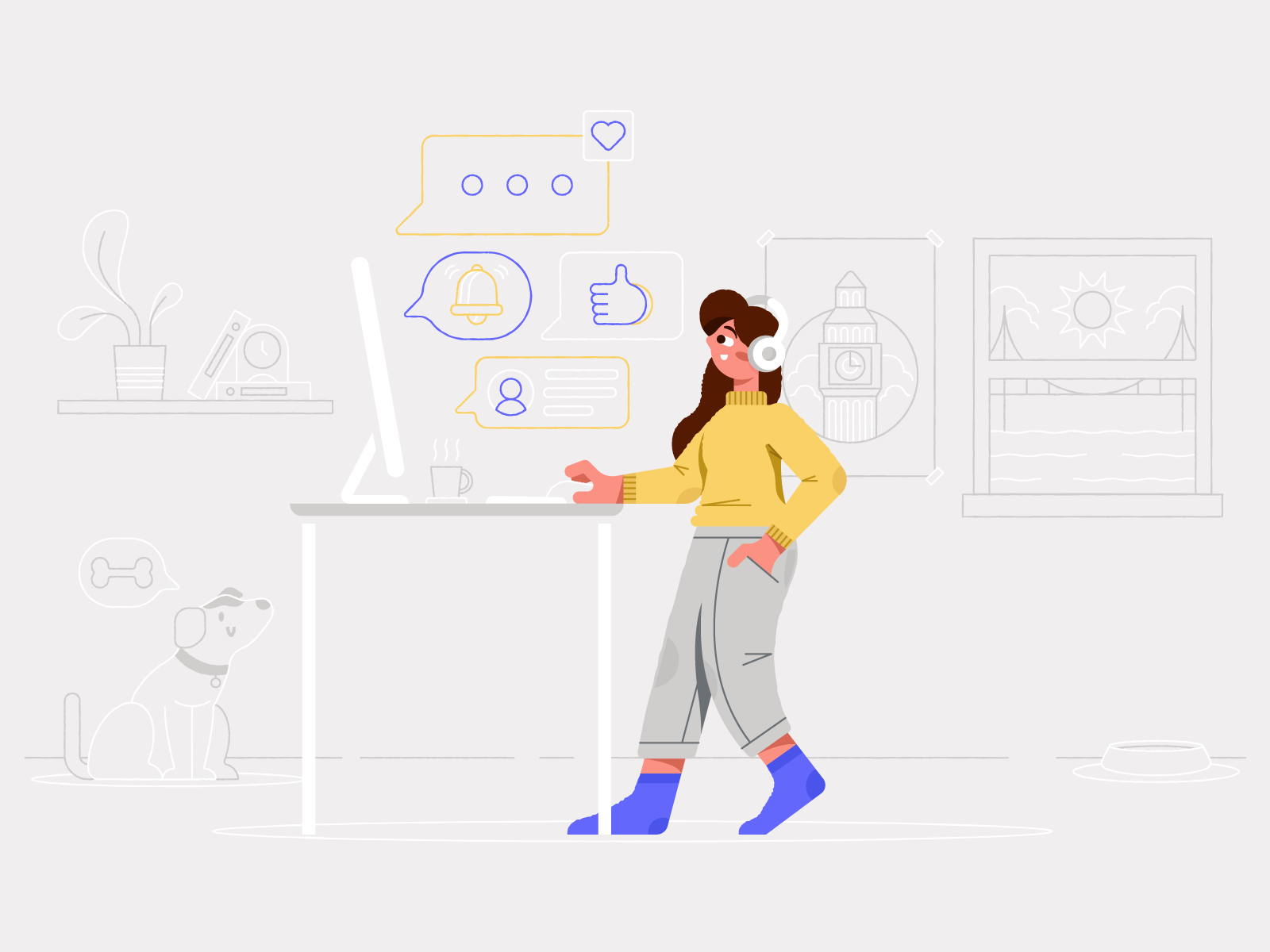 Dribbble - remote_work_dribbble.png by Ka Lee