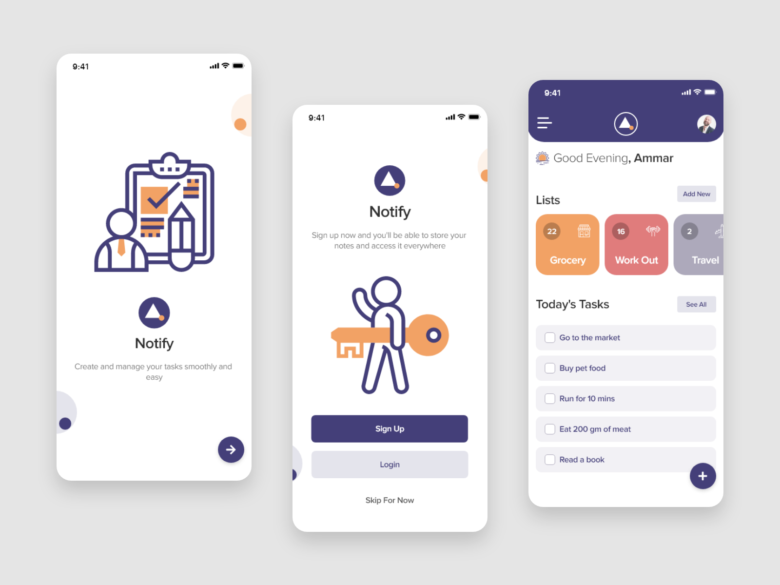 Notify - To Do App by Eng Techno on Dribbble