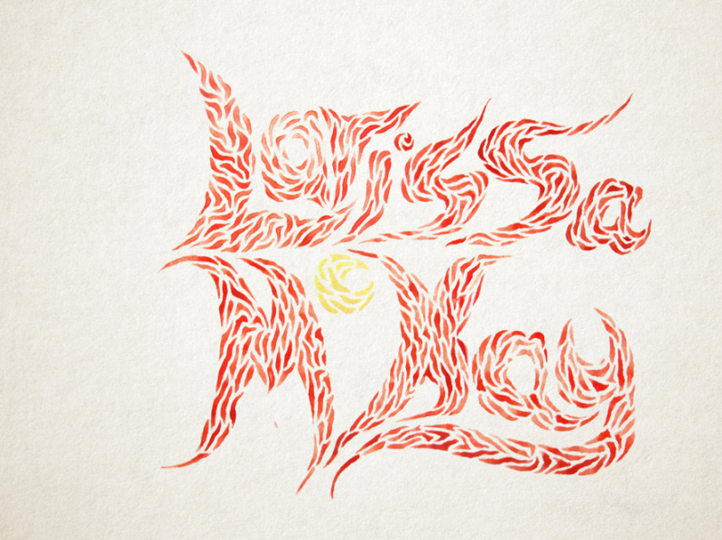 Larissa McKay Lettering by Nicola Lyon on Dribbble