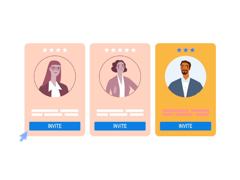 Choosing from the Best by animatex on Dribbble